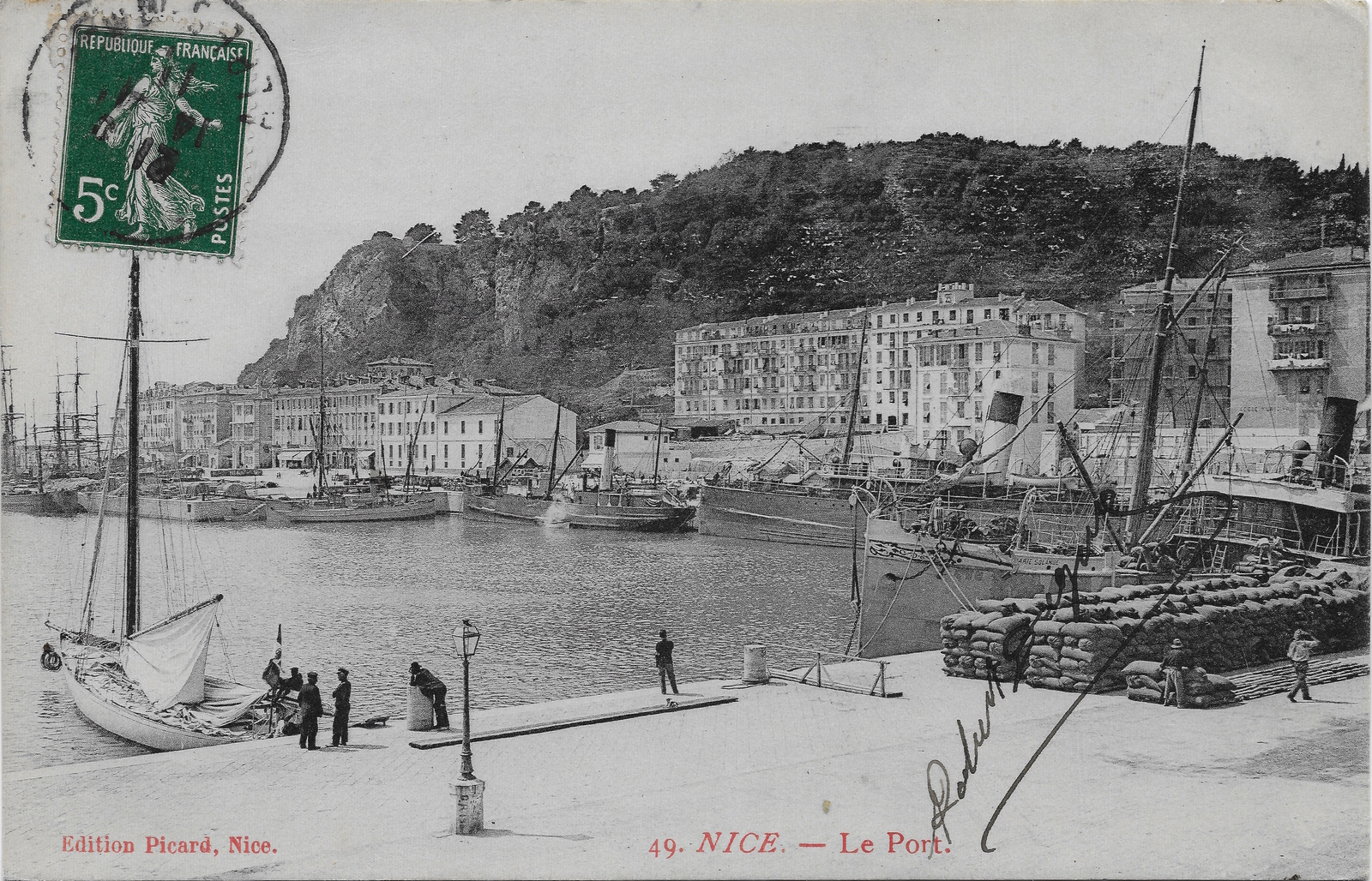 Photos et carte postales anciennes de Nice - Mairie de Nice et sa ville