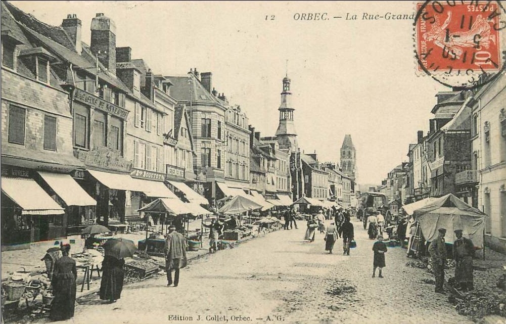 Photos et carte postales anciennes d'Orbec - Mairie d'Orbec et sa ville