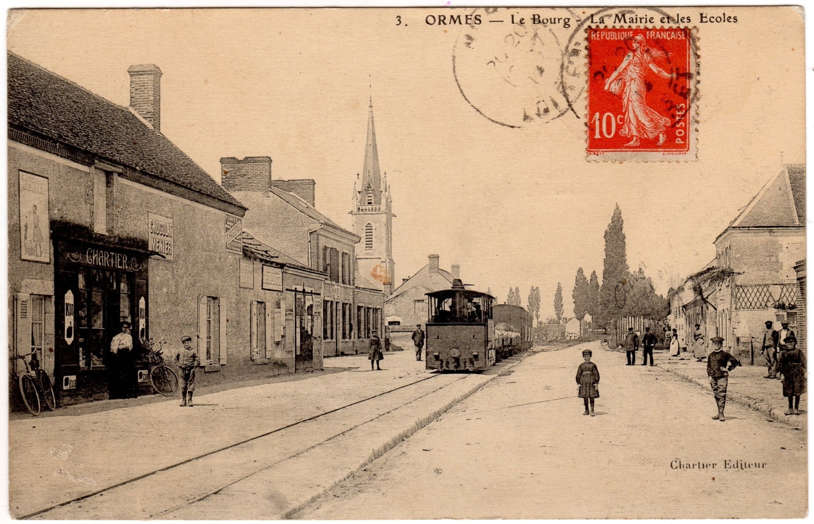 Ville d'Ormes, la Mairie d'Ormes et sa commune (45140) (Loiret).