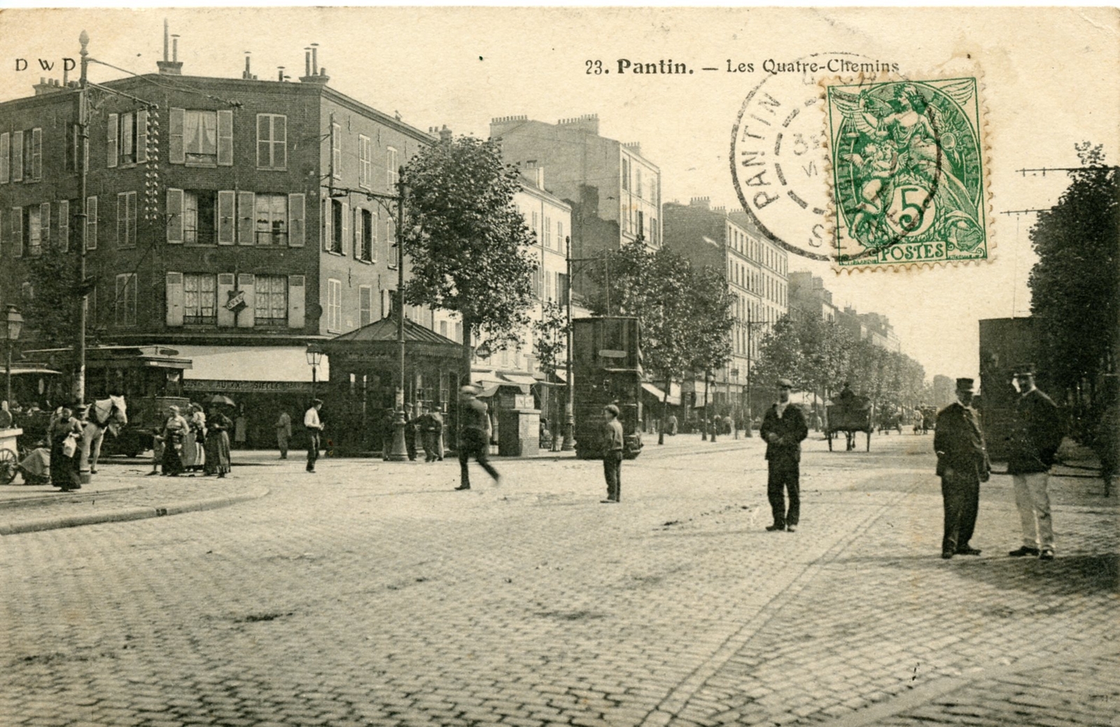 Photos et carte postales anciennes de Pantin - Mairie de Pantin et sa ville