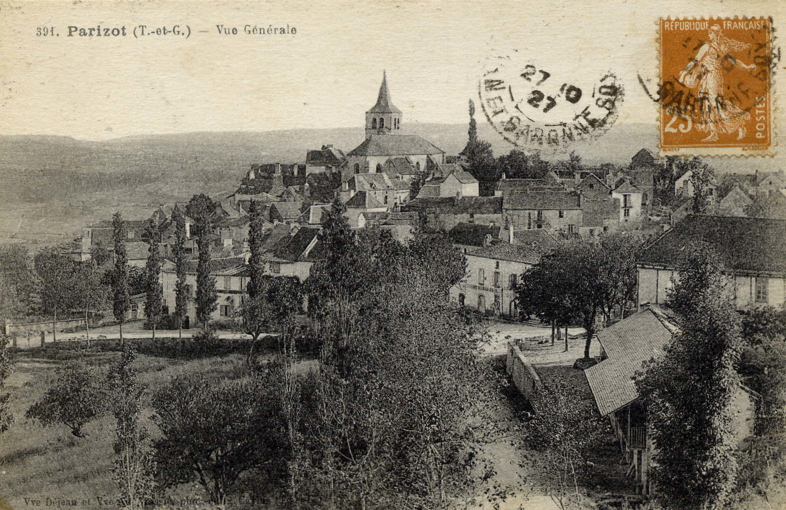 Parisot - Mairie de Parisot et sa commune (82160) (Tarn-et-Garonne).