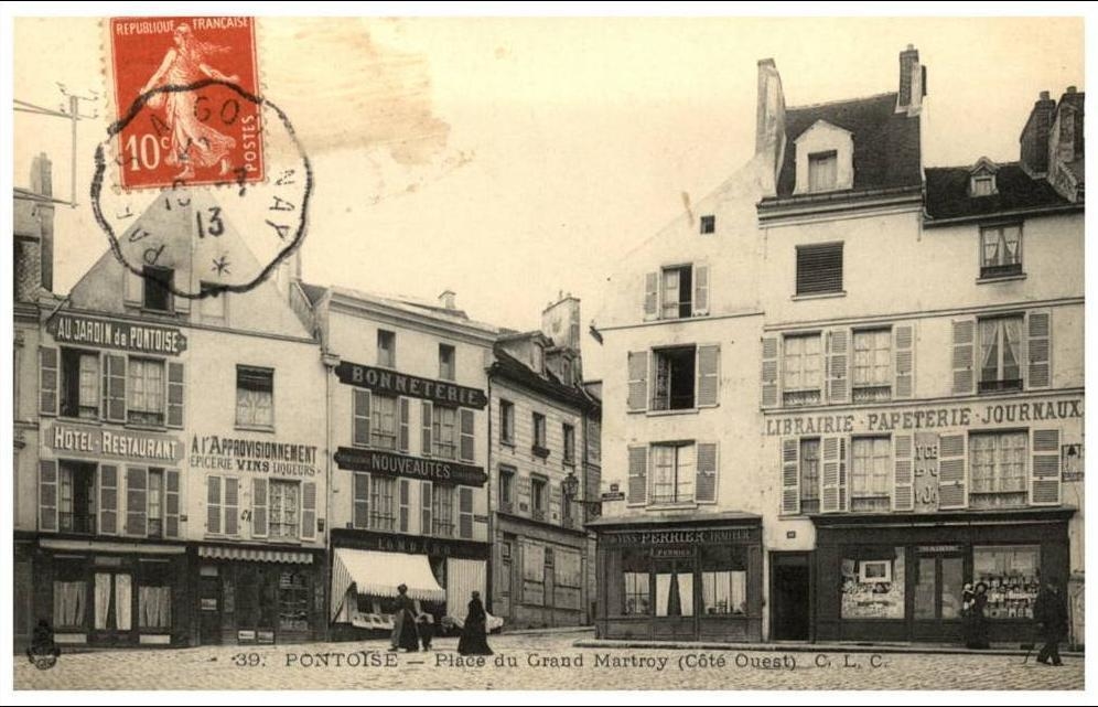 Photos et carte postales anciennes de Pontoise - Mairie de Pontoise et ...