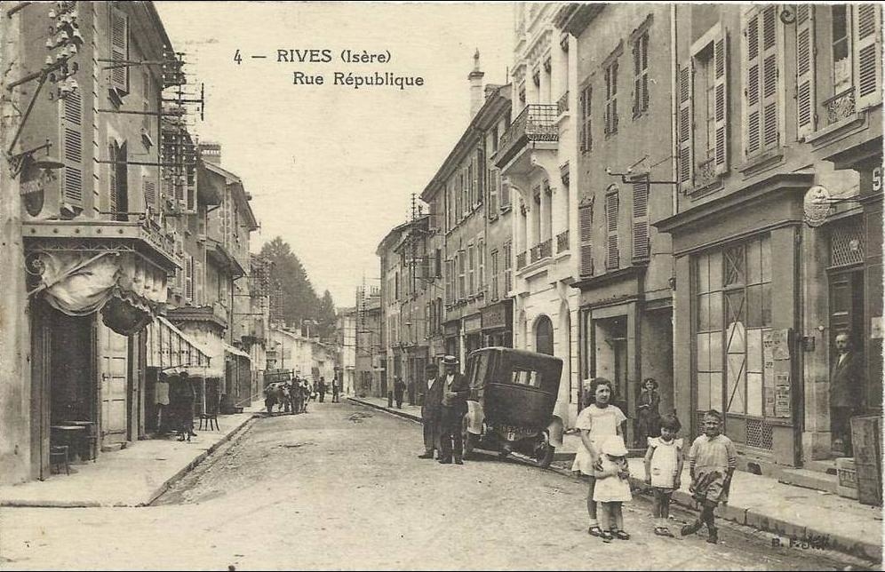 Ville de Rives, la Mairie de Rives et sa commune (38140) (Isère).