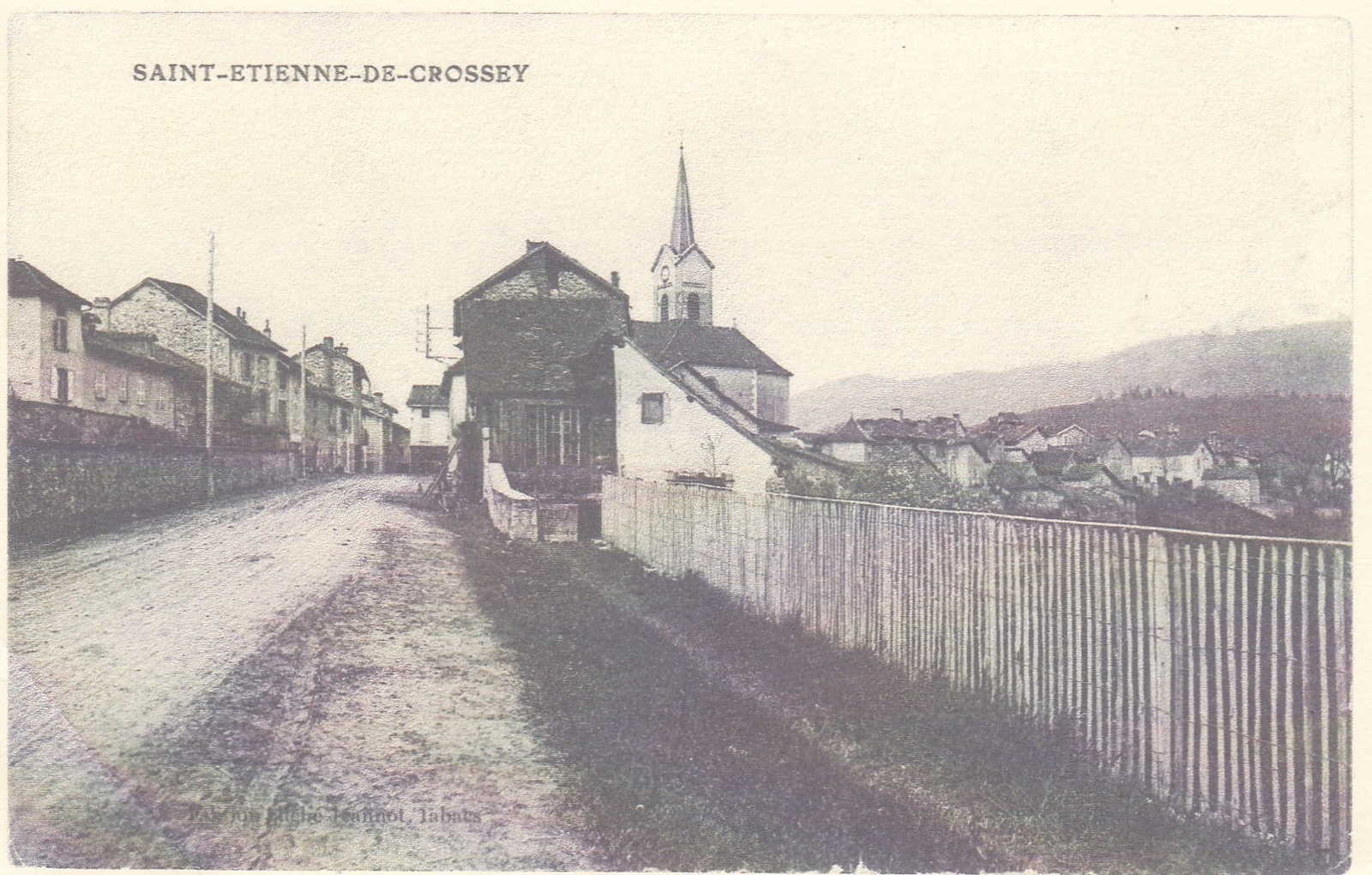 Photos et carte postales anciennes de Saint-Étienne-de-Crossey - Mairie ...