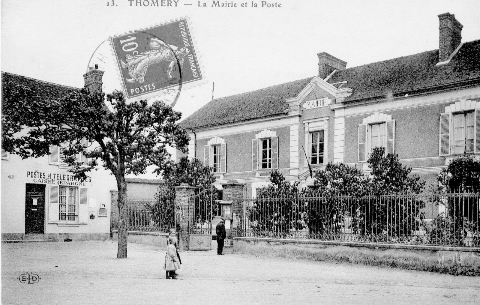 Photos et carte postales anciennes de Thomery - Mairie de Thomery et sa ...