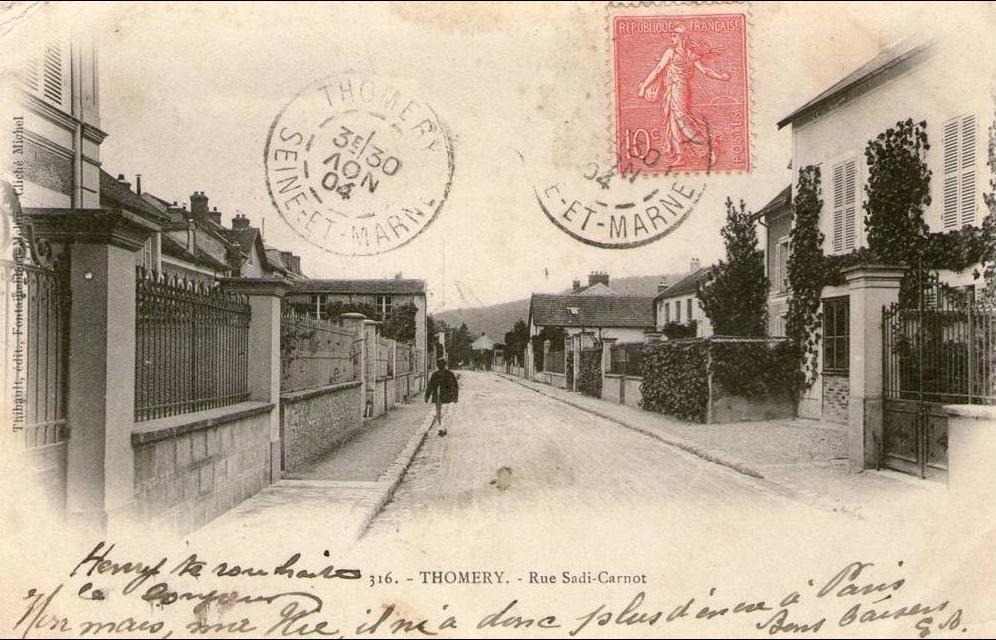 Photos et carte postales anciennes de Thomery - Mairie de Thomery et sa ...