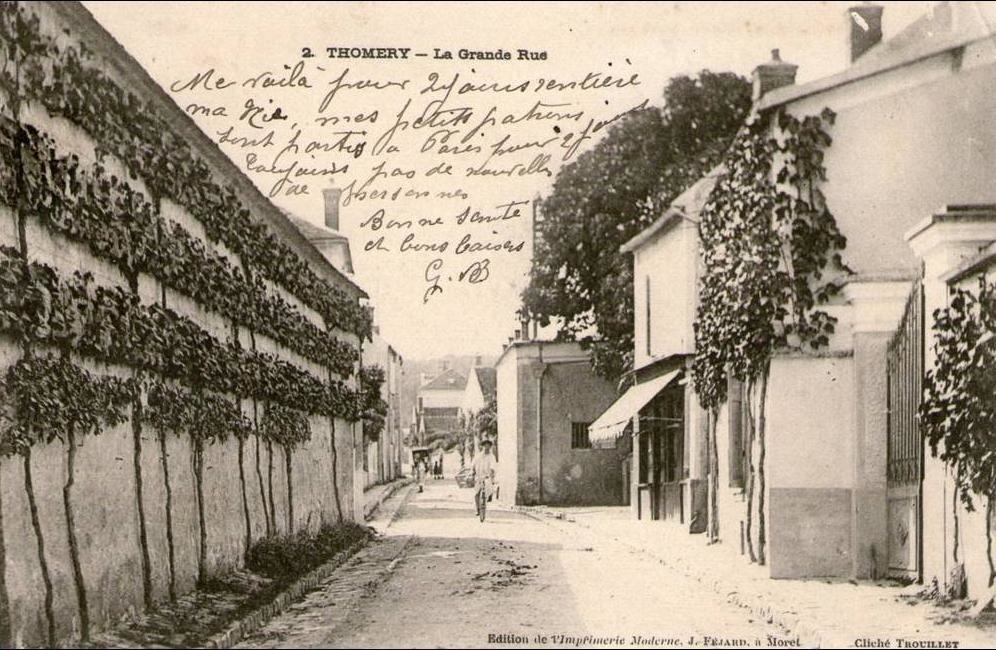 Photos et carte postales anciennes de Thomery - Mairie de Thomery et sa ...