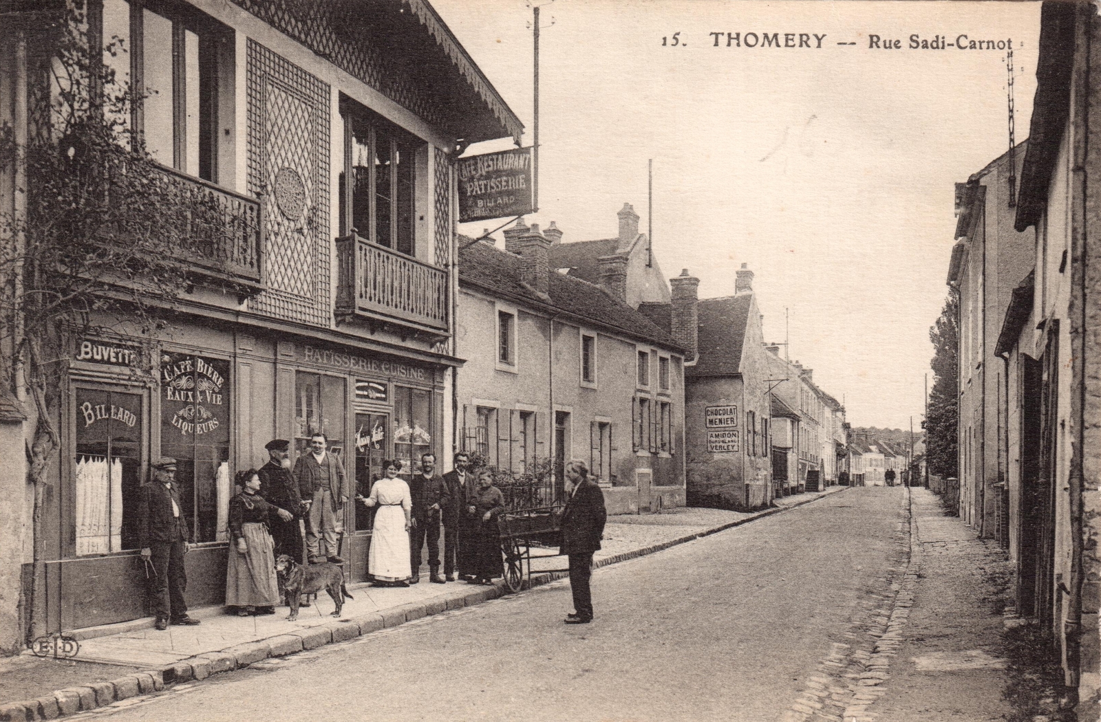 Photos et carte postales anciennes de Thomery - Mairie de Thomery et sa ...