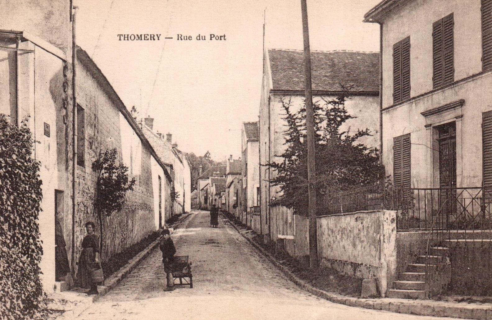 Photos et carte postales anciennes de Thomery - Mairie de Thomery et sa ...