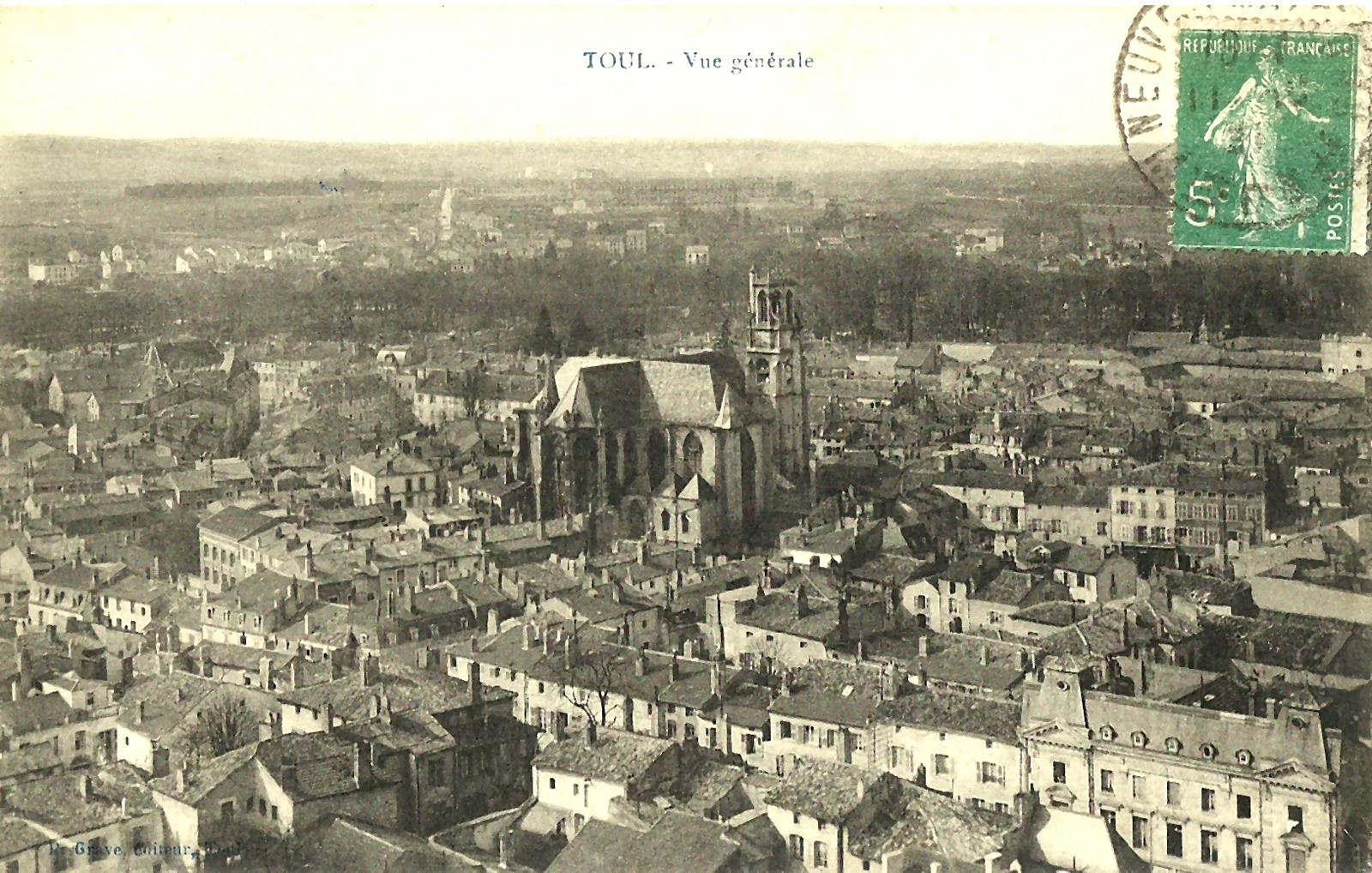 Photos et carte postales anciennes de Toul - Mairie de Toul et sa ville
