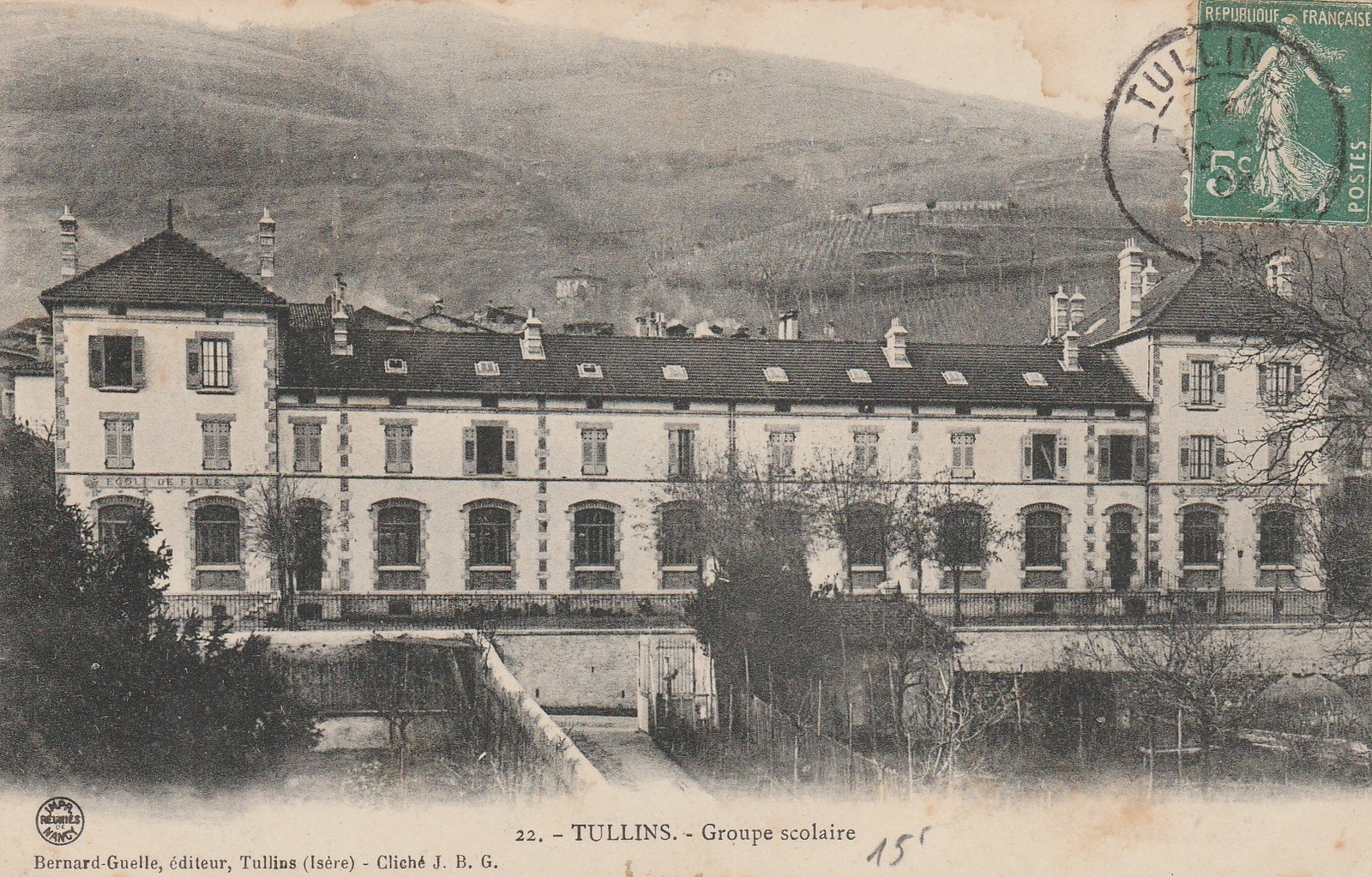 Photos et carte postales anciennes de Tullins - Mairie de Tullins et sa ...