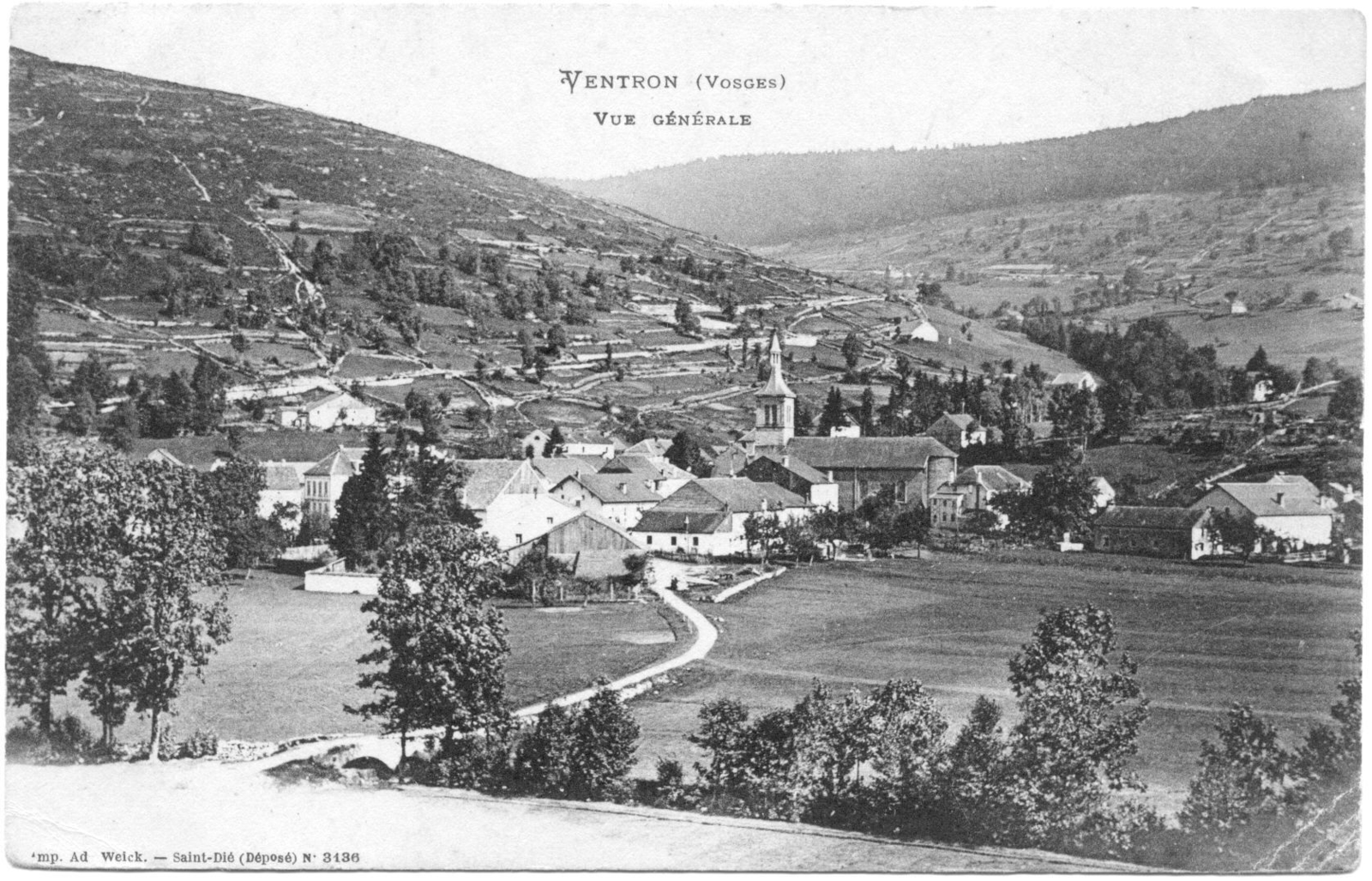 Photos et carte postales anciennes de Ventron - Mairie de Ventron et ...
