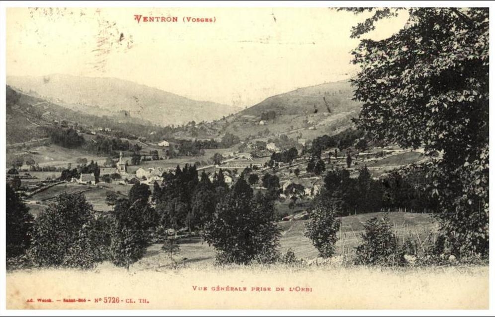 Photos et carte postales anciennes de Ventron - Mairie de Ventron et ...