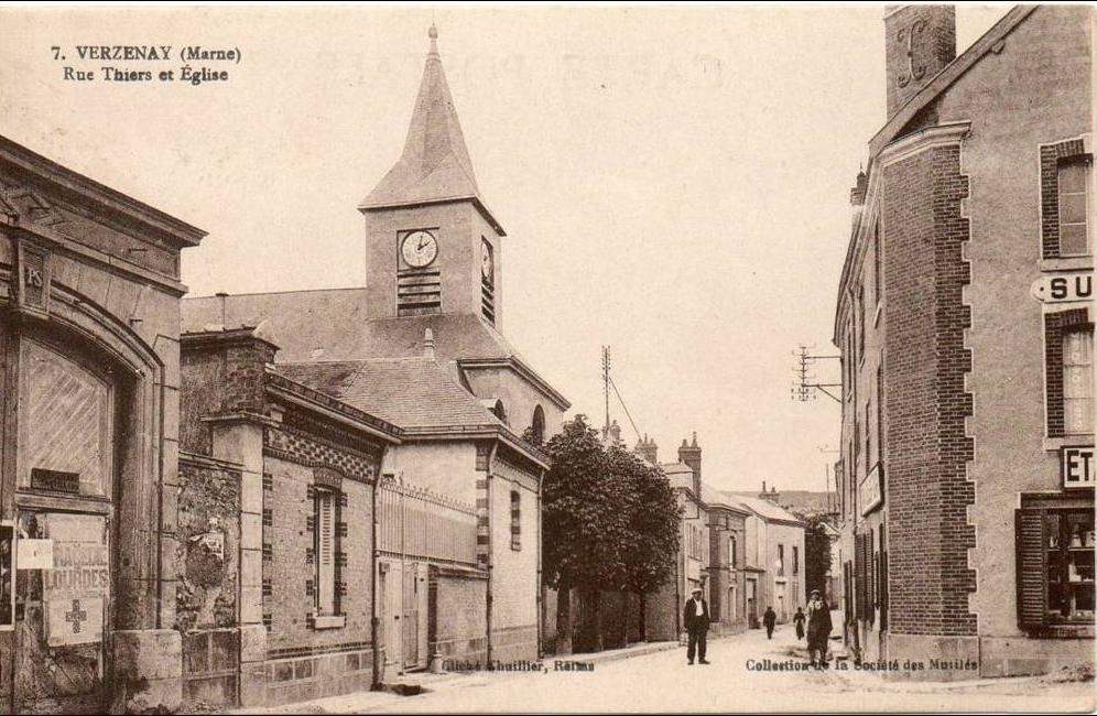 Photos et carte postales anciennes de Verzenay - Mairie de Verzenay et ...