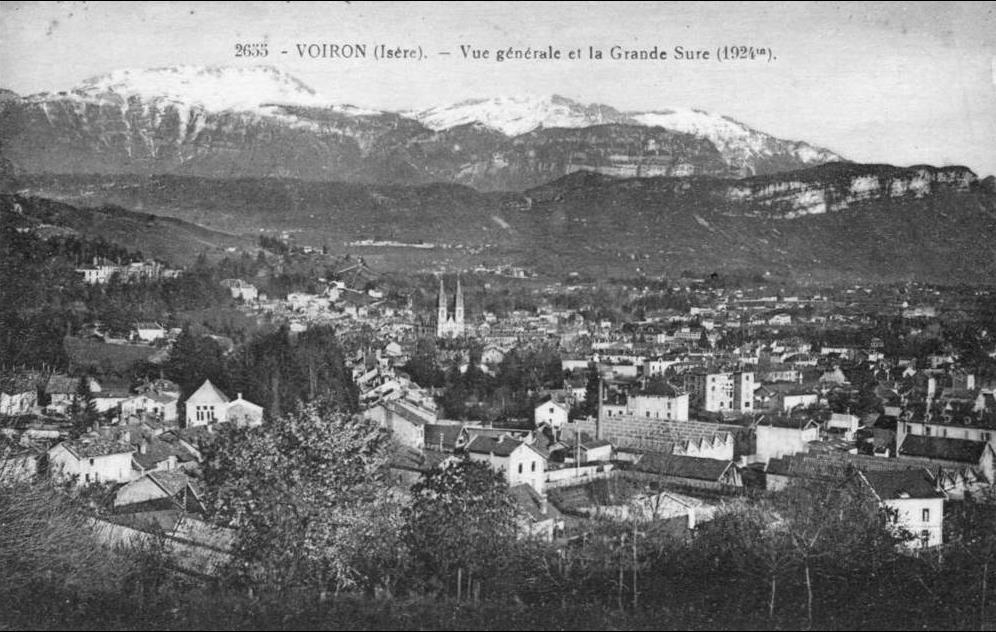 Photos et carte postales anciennes de Voiron - Mairie de Voiron et sa ville