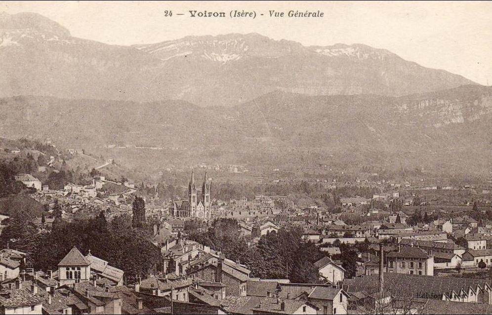 Photos et carte postales anciennes de Voiron - Mairie de Voiron et sa ville