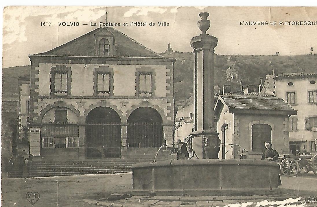 Photos et carte postales anciennes de Volvic - Mairie de Volvic et sa ville