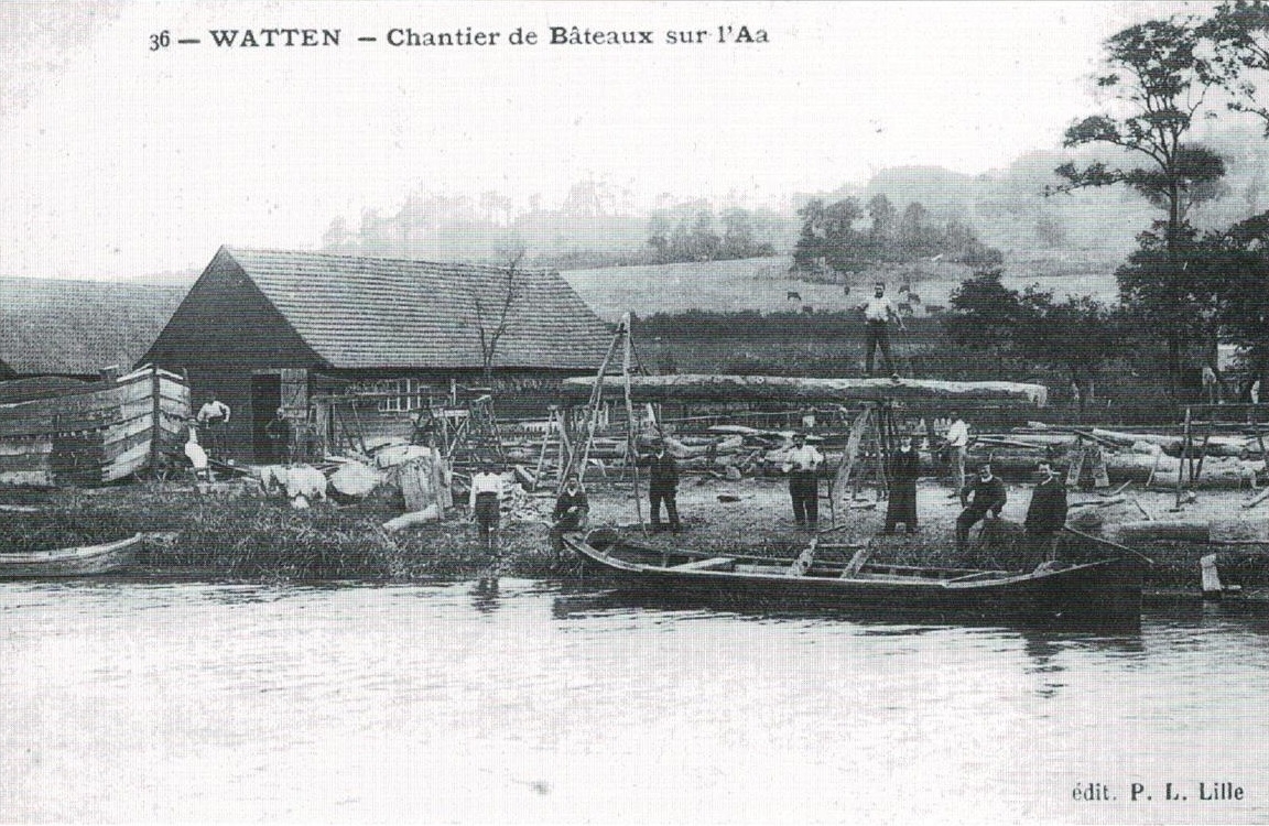 Photos et carte postales anciennes de Watten - Mairie de Watten et sa ville